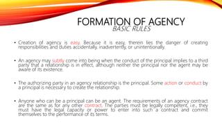 Law of Agency | PPTX