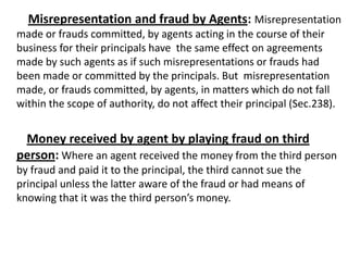 Law of agency final | PPTX