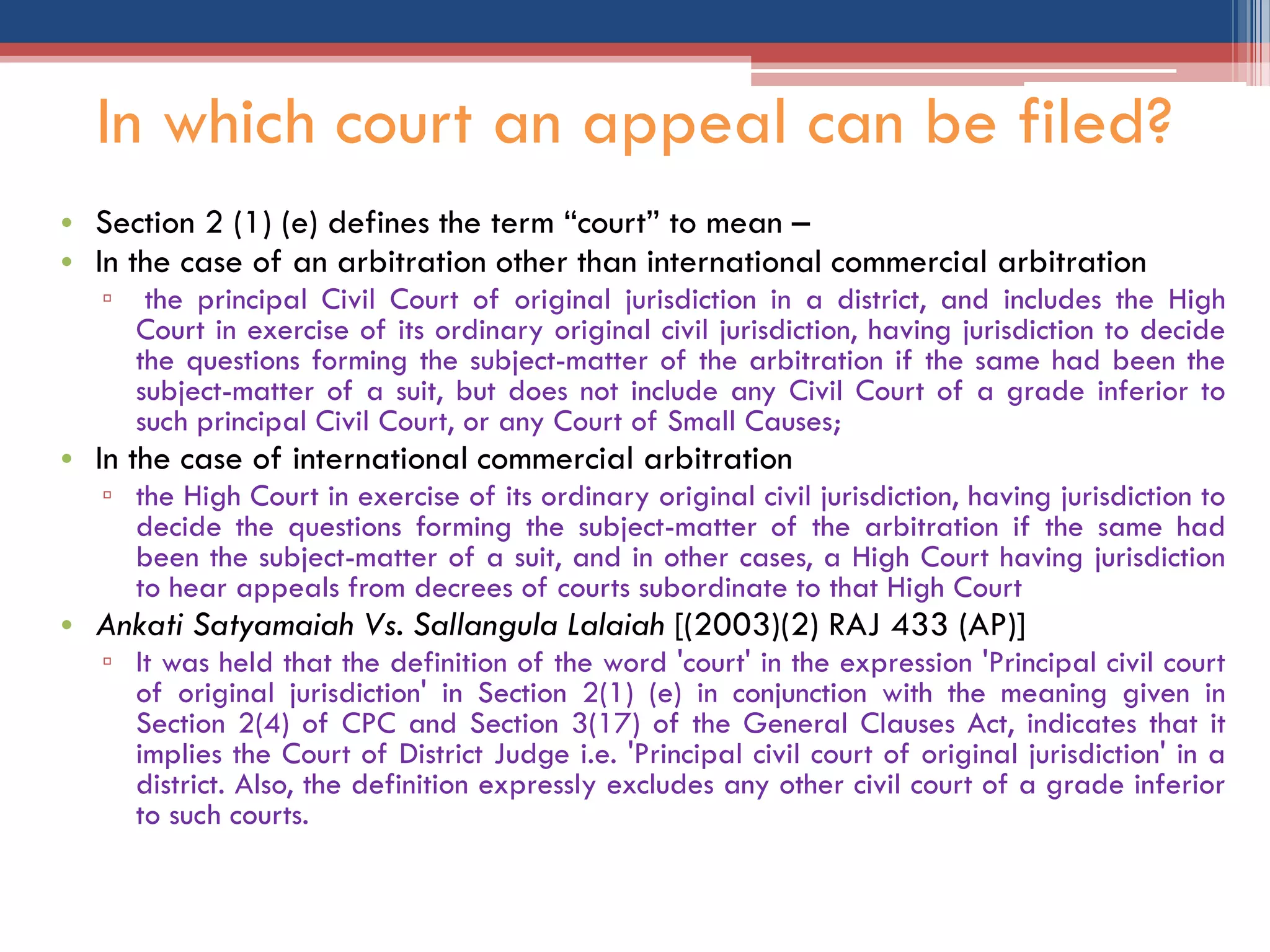 Law of Arbitration by Niddhi Parmar | PDF