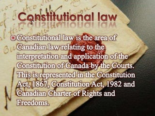 Law of Canada | PPTX
