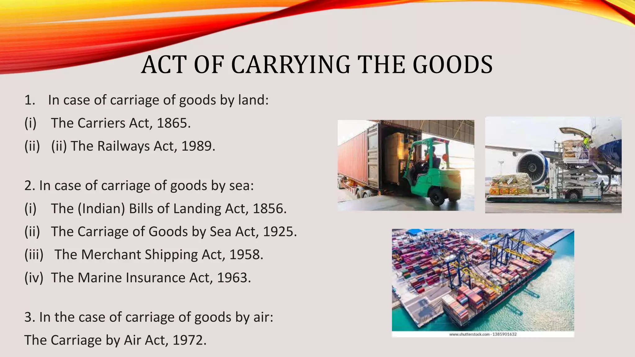Law of Carriage of Goods.pptx