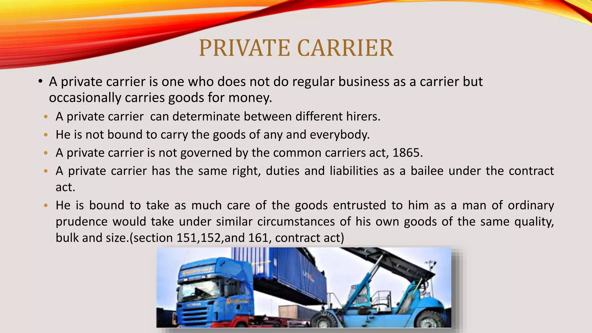 Law of Carriage of Goods.pptx