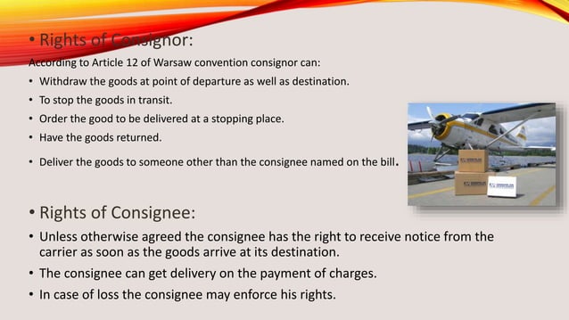 Law of Carriage of Goods.pptx | Rail Travel | Travel Type
