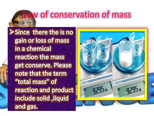 Law of conservation of mass | PPTX