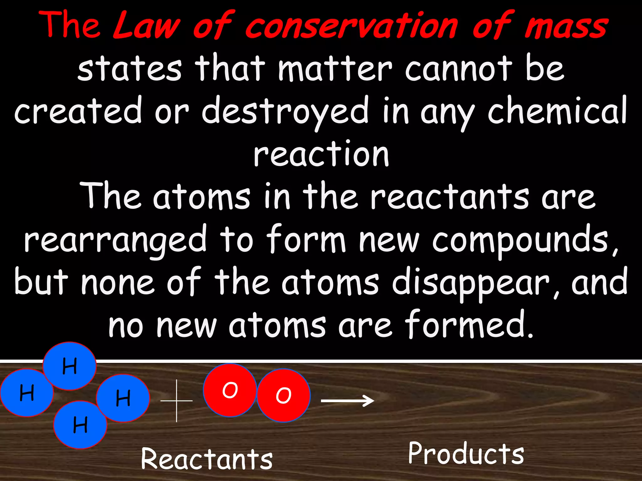 Law of conservation of mass 1 | PPTX