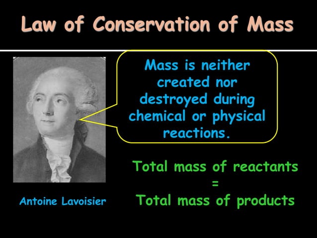 Law of conservation of mass 1 | PPTX
