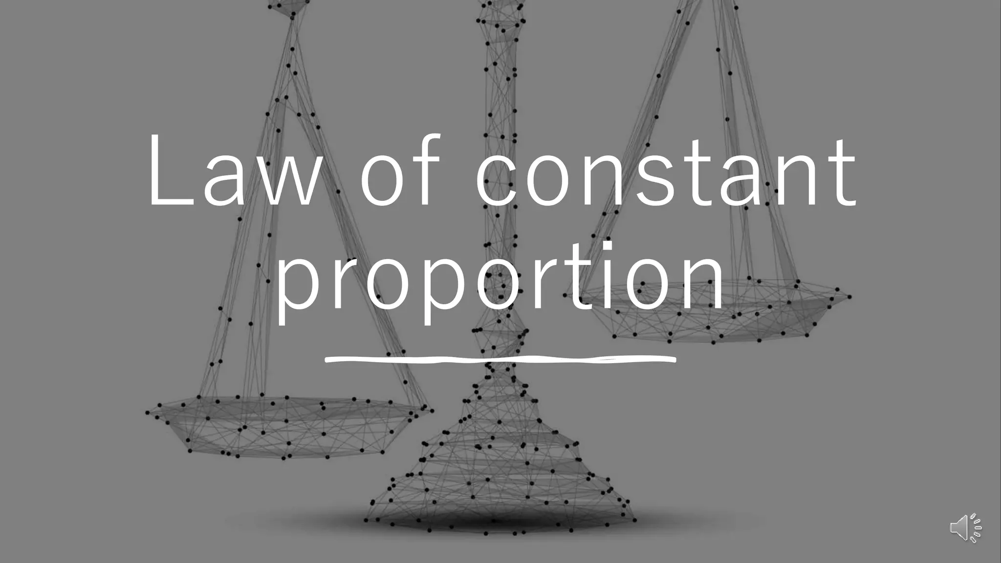 Law of constant proportion | PPTX