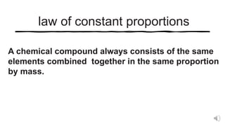 Principle Of Constant Proportions