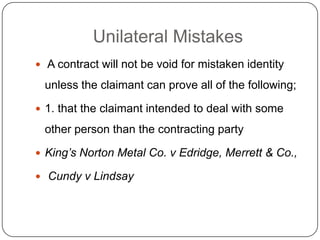 Law of contract | PPTX