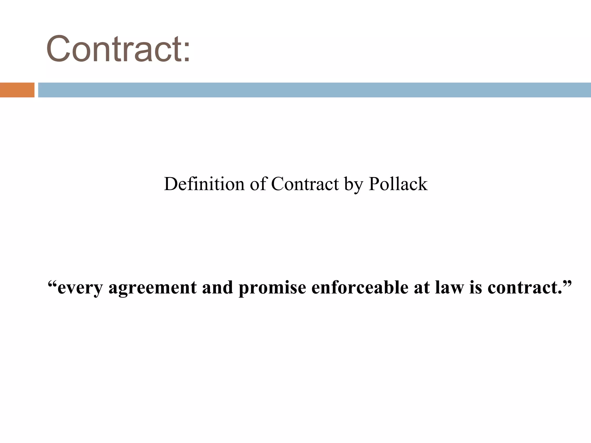 Law of contract | PPT