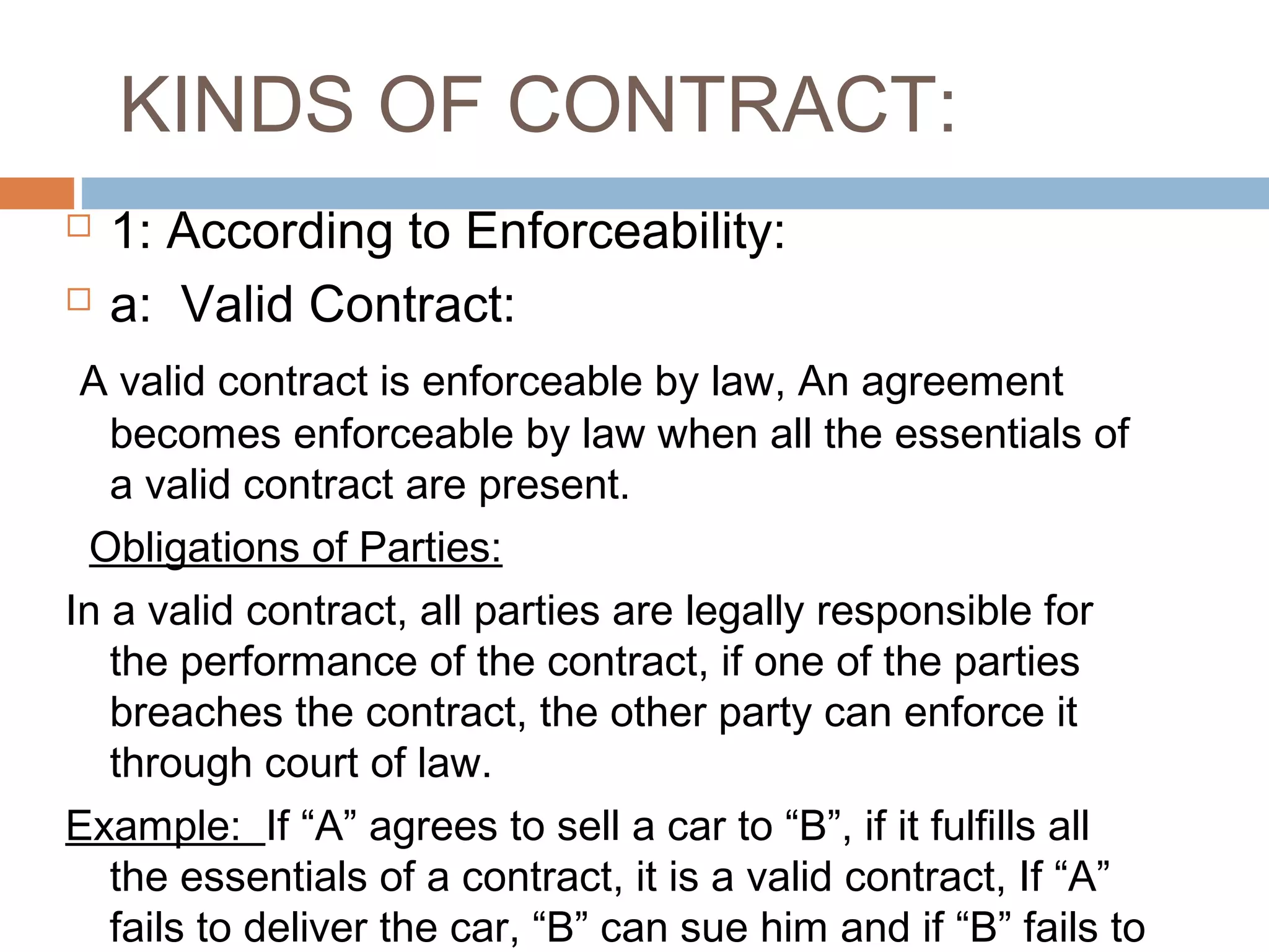 Law of contract | PPT