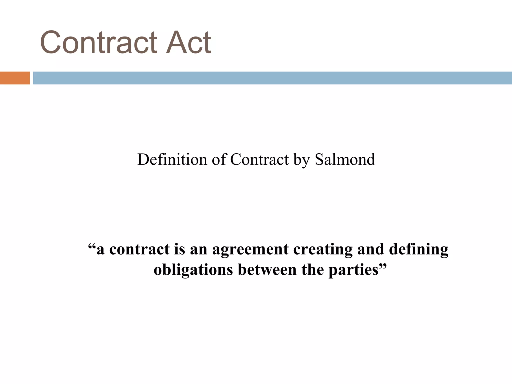 Law of contract | PPT