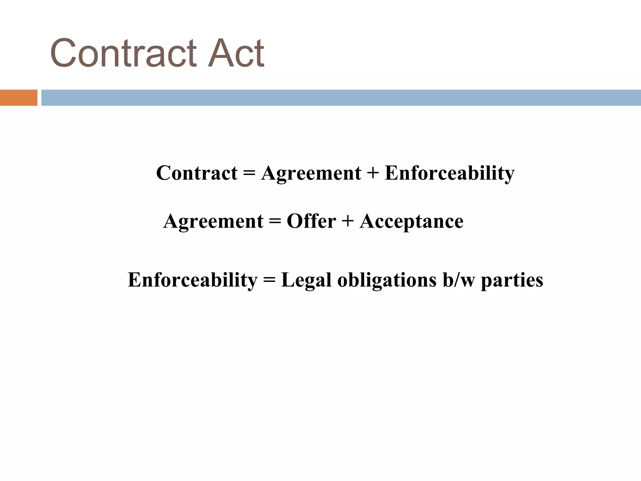 Law of contract | PPT