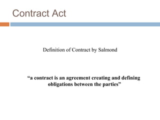 Law of contract | PPT