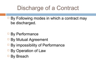Law of contract | PPT
