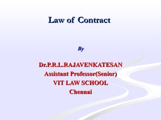 Law of contract | PPT