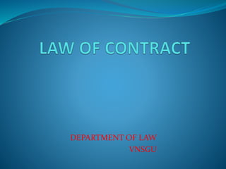 Law of contract | PPT