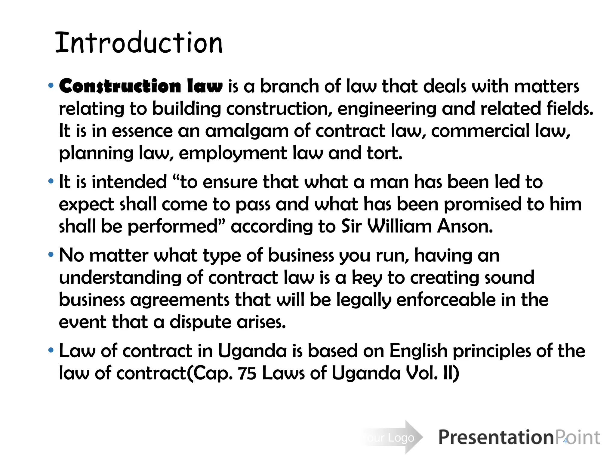 Law of Contract- Civil Engineering contracts pdf | PPT
