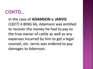 Contract of Indemnity | PPTX