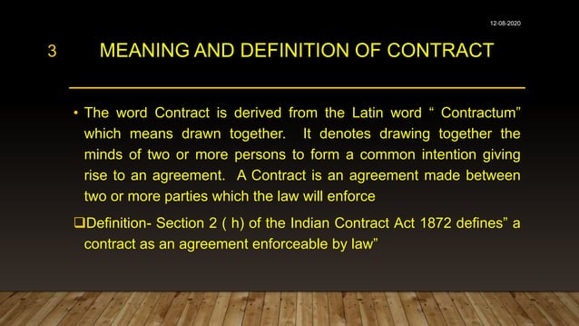 Law of contracts | PPT
