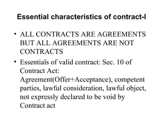 Law Of Contracts (16 10 09 Fri.) | PPT