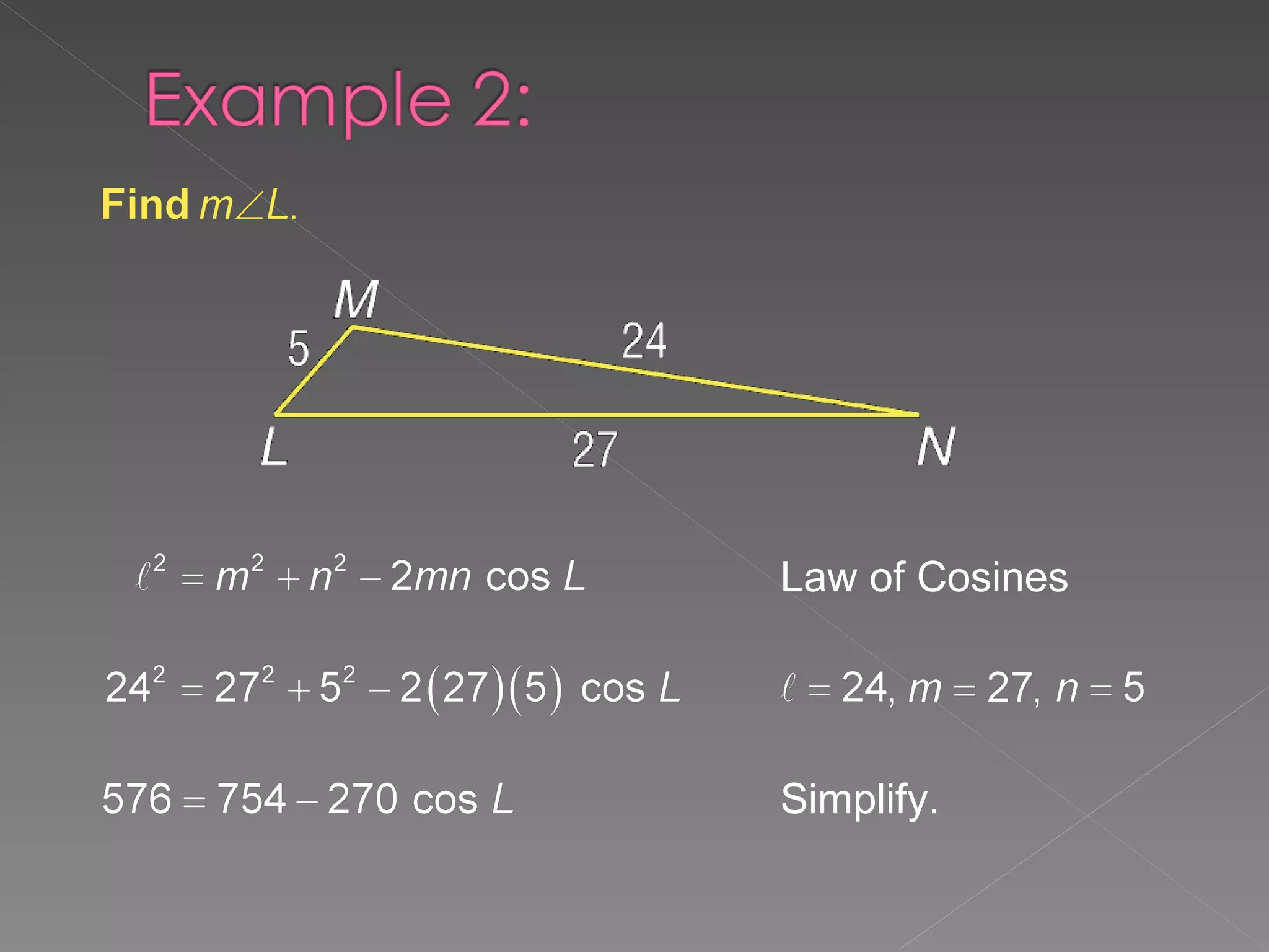 Law of cosines | PPT