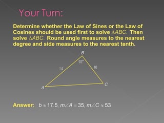 Law of cosines | PPT