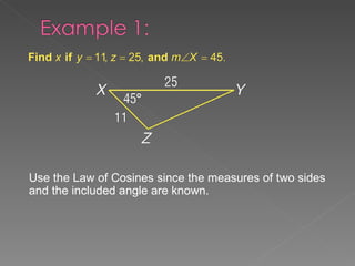 Law of cosines | PPT