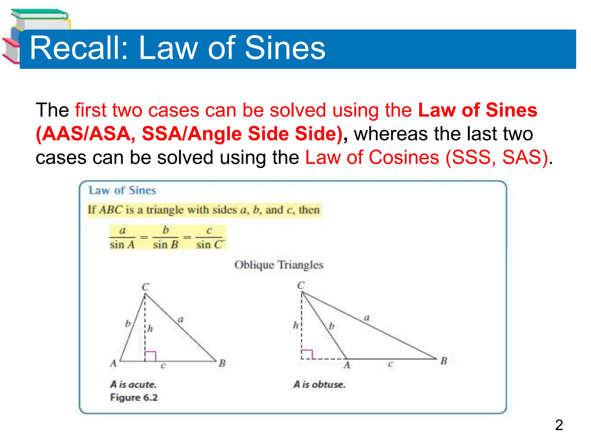 Law of Cosines.ppt Law of Cosines.ppt Law of Cosines.ppt