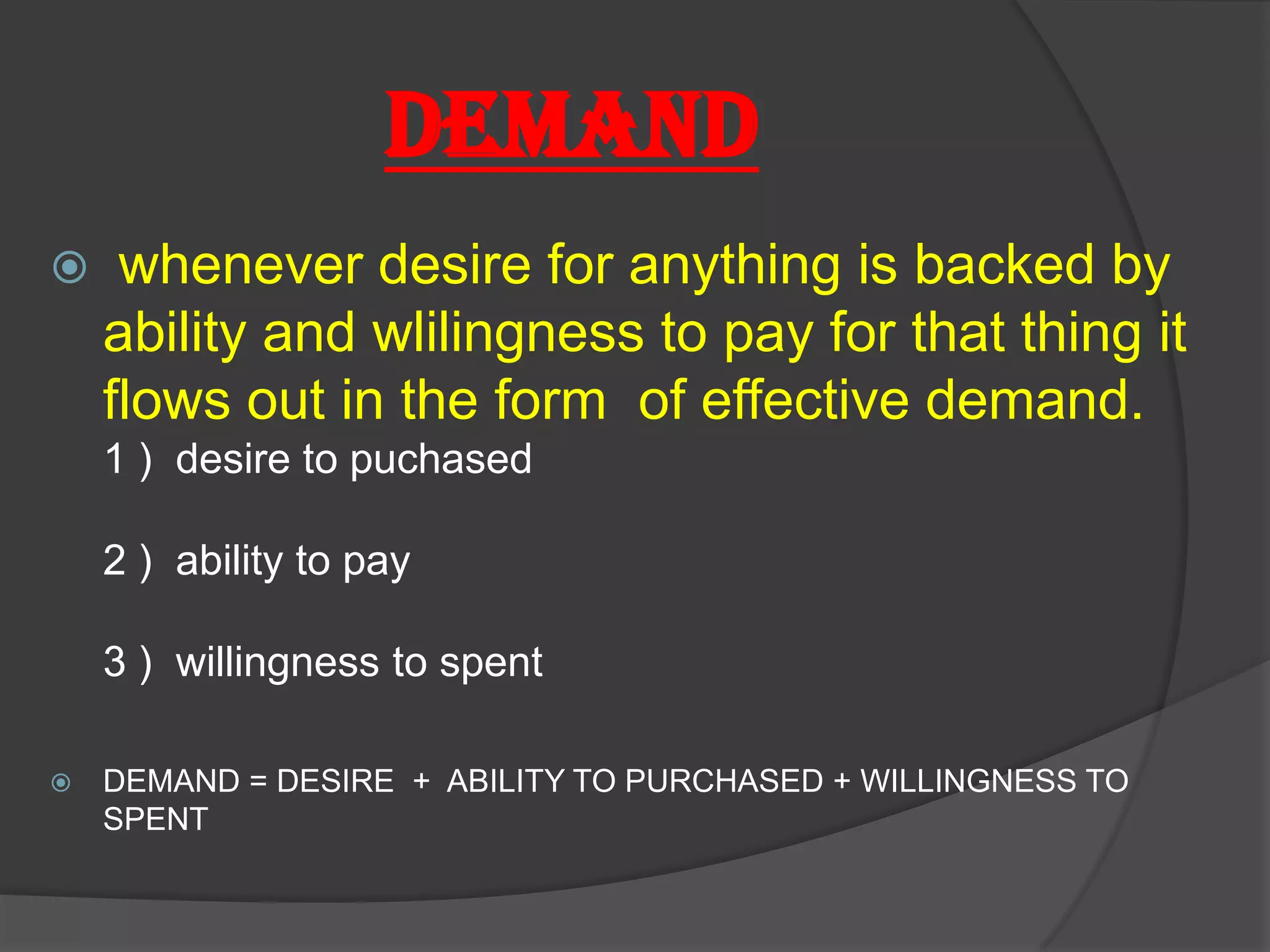 Law of demand | PPTX
