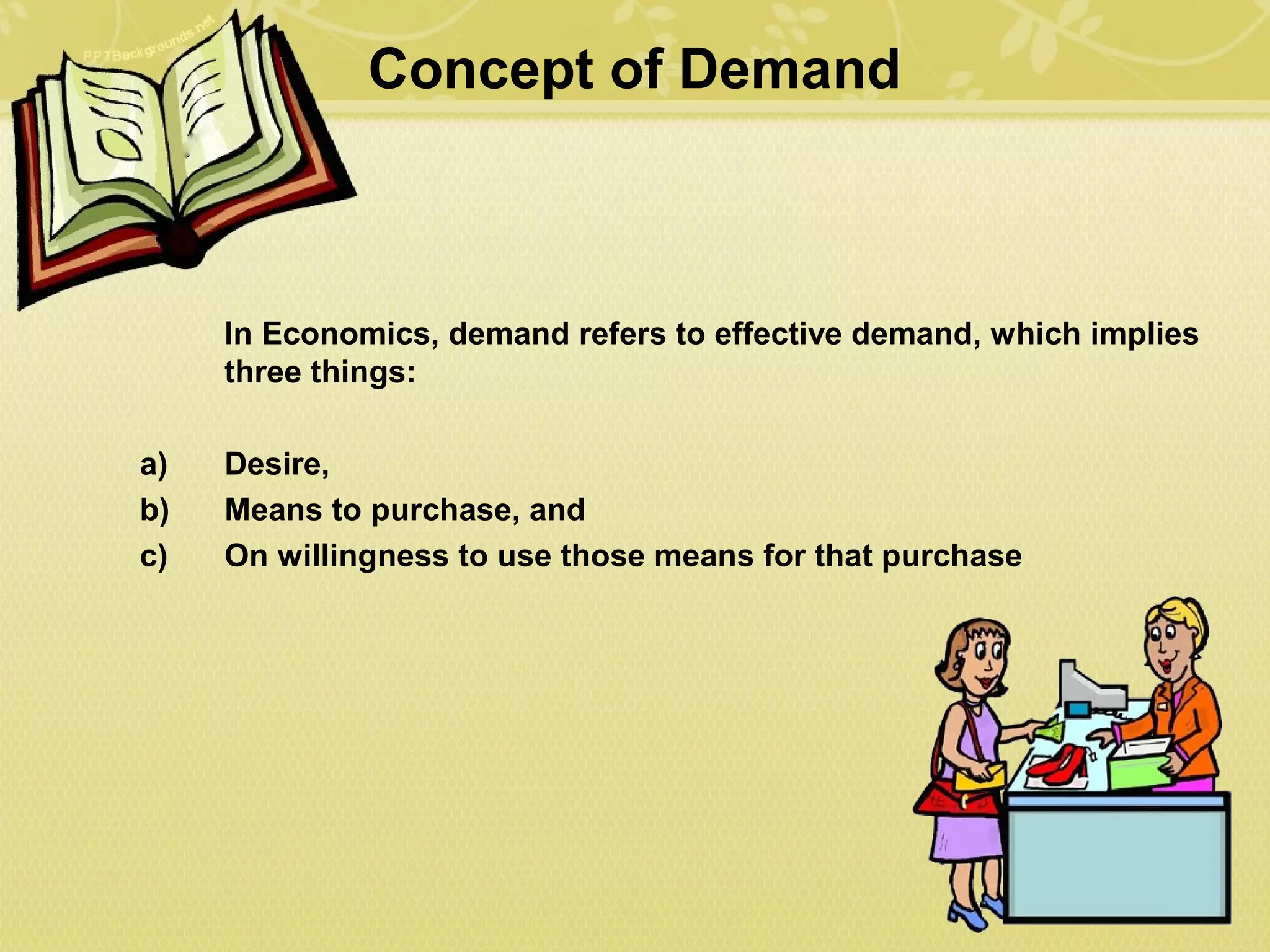 Law of demand | PPT