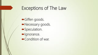 Law of demand | PPT