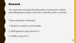 Law of demand | PPTX