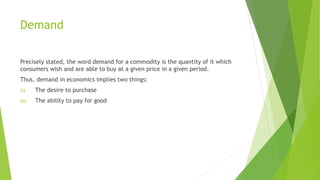 Law of demand | PPT