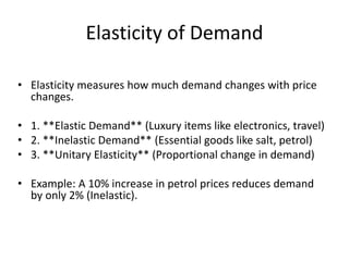 Law of demand and its determinants CLASS 11 | PDF