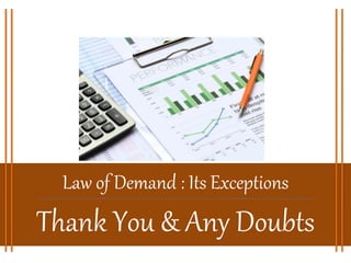 Law of demand and its exceptions | PPTX