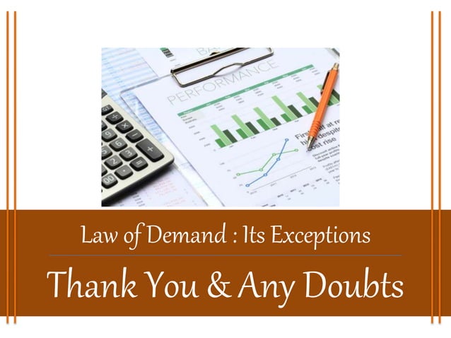 Law of demand and its exceptions | PPTX