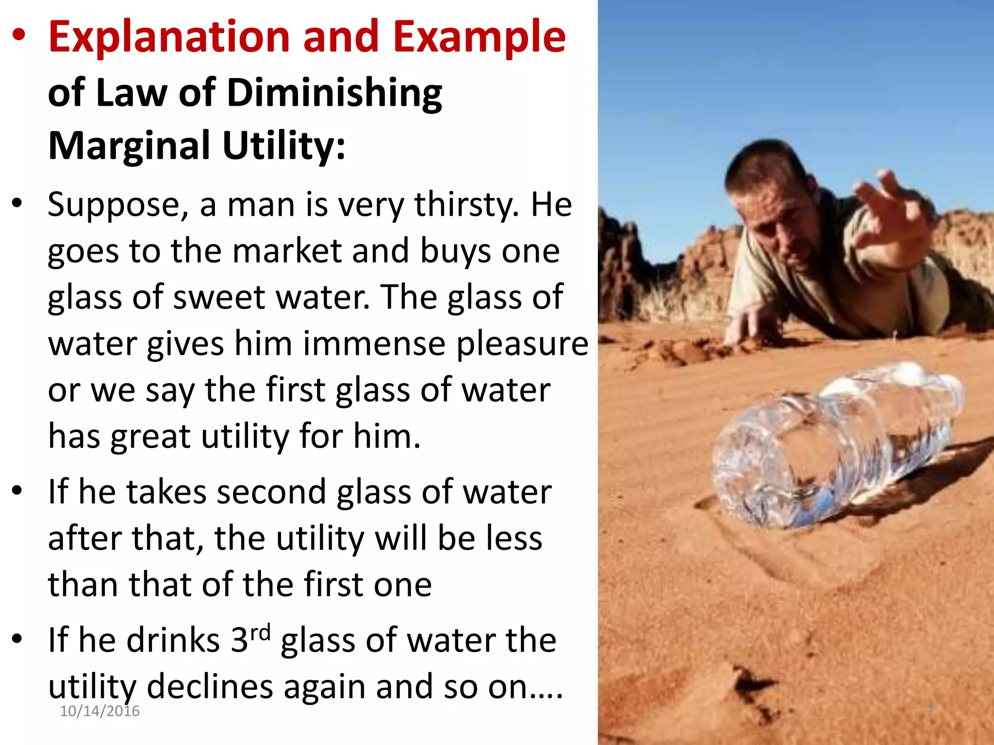 Law of diminishing marginal utility | PPTX