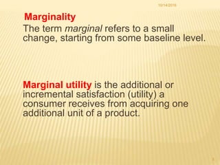 Law of diminishing marginal utility | PPTX