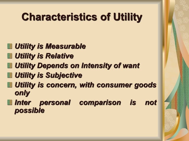 Law of diminishing marginal utility | PPT