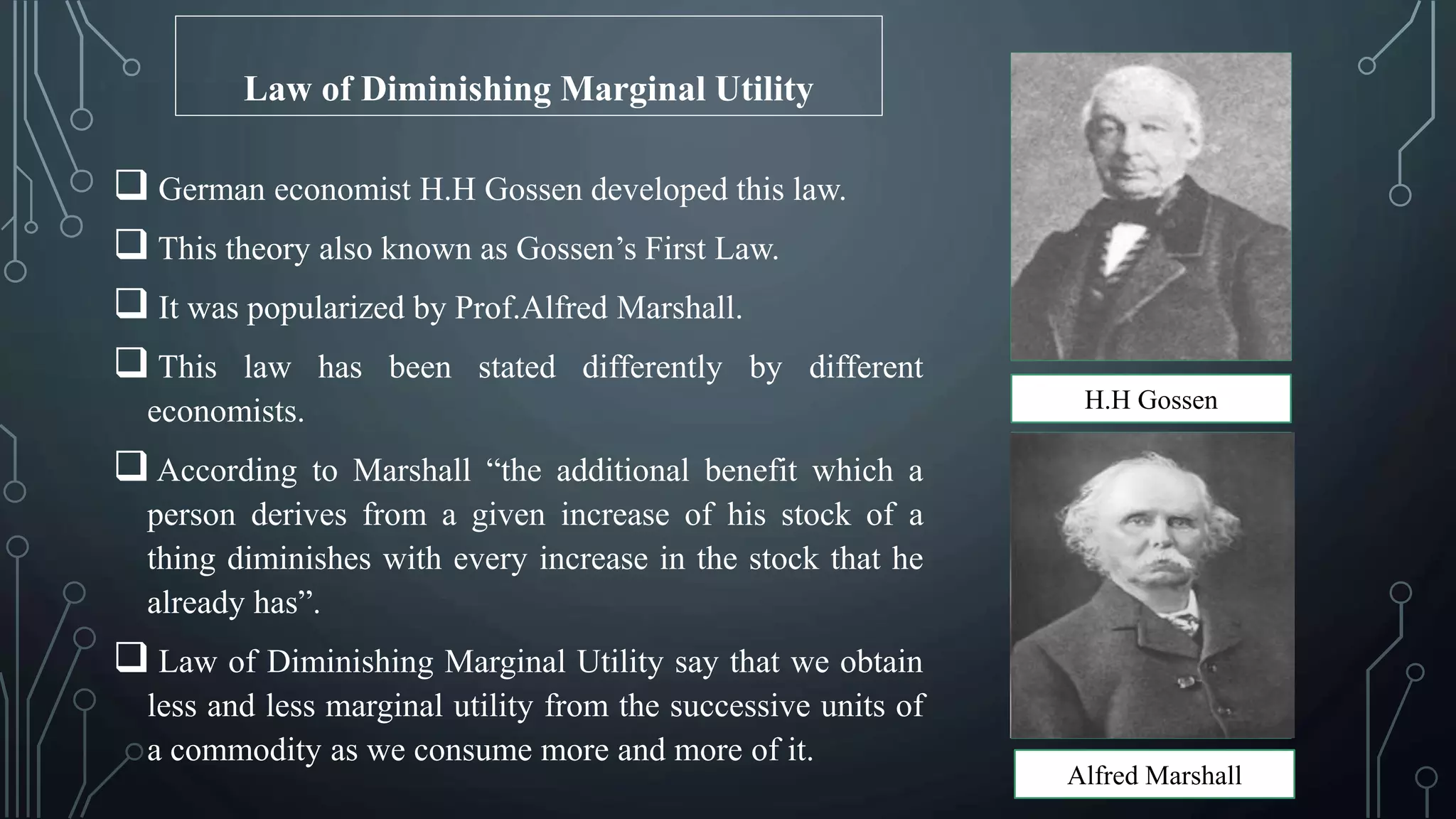 Law of diminishing marginal utility | PPTX