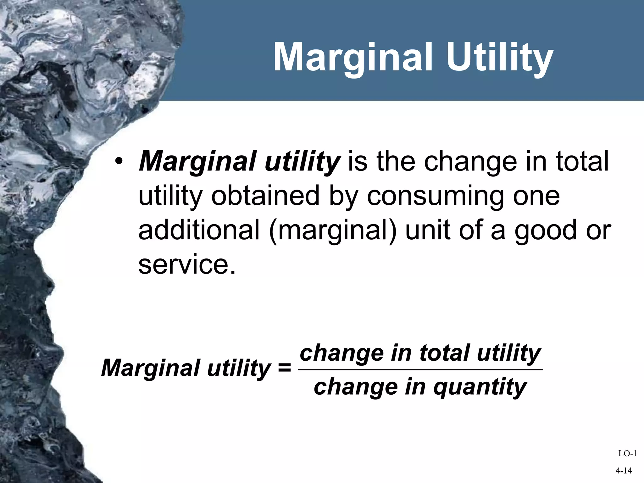 Law of diminishing marginal utility | PPT