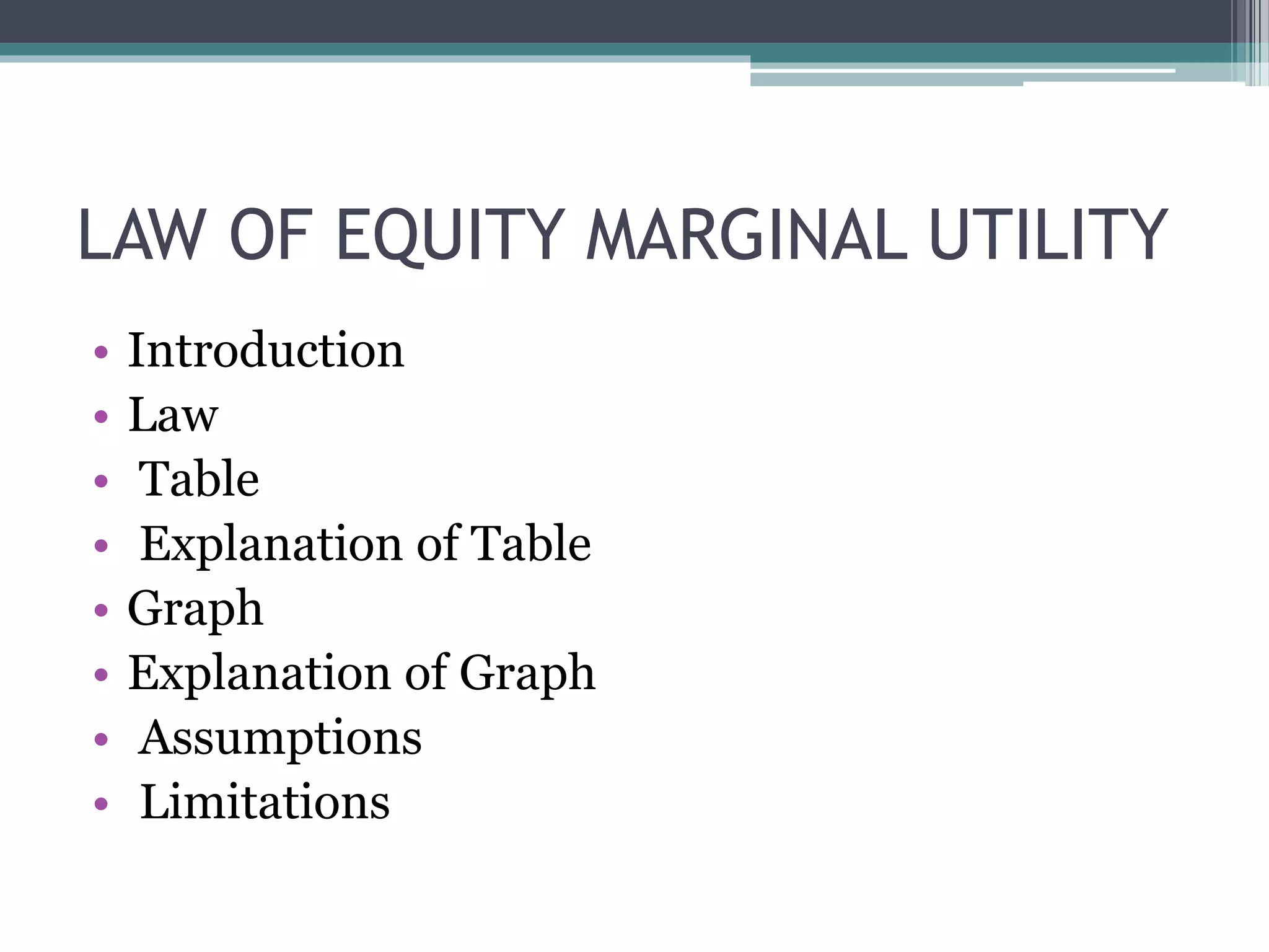 Law of equi marginal utility gp | PPTX