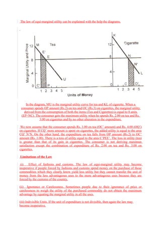 Law Of Equi Marginal Utility | DOC