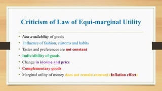 Law of equi marginal utility | PDF