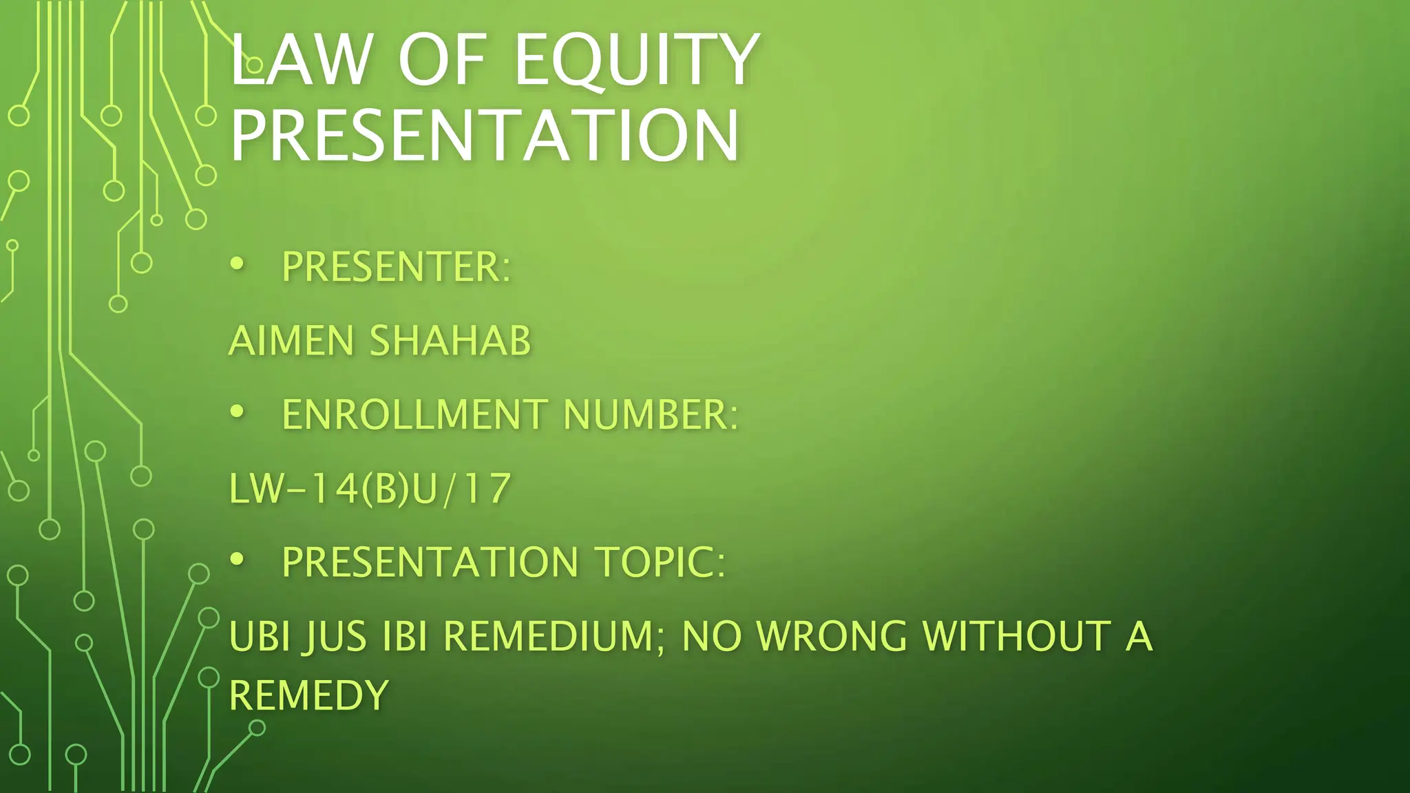 Law of equity presentation.pptxpresentation | PPT