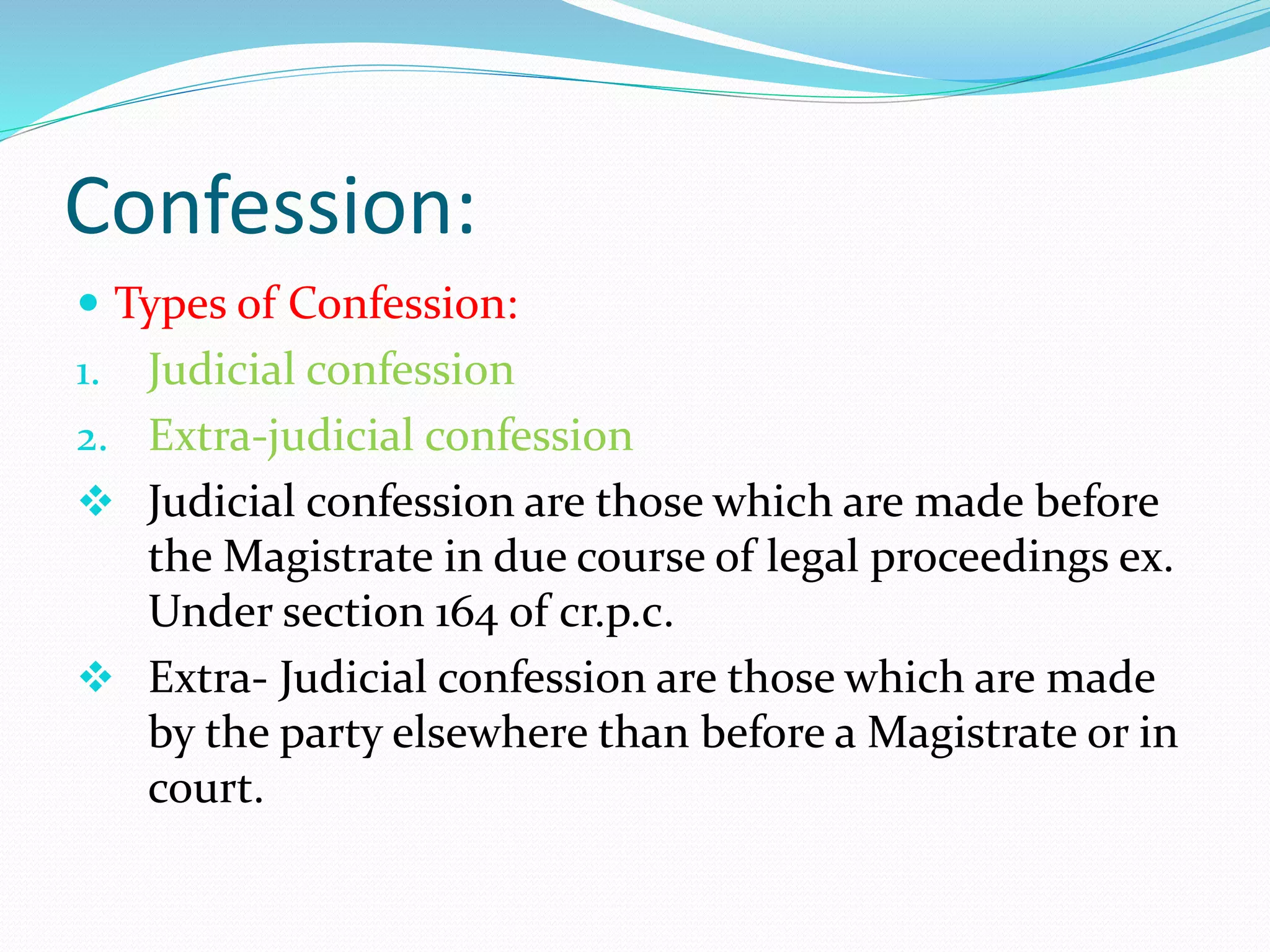 Law of evidence | PPTX