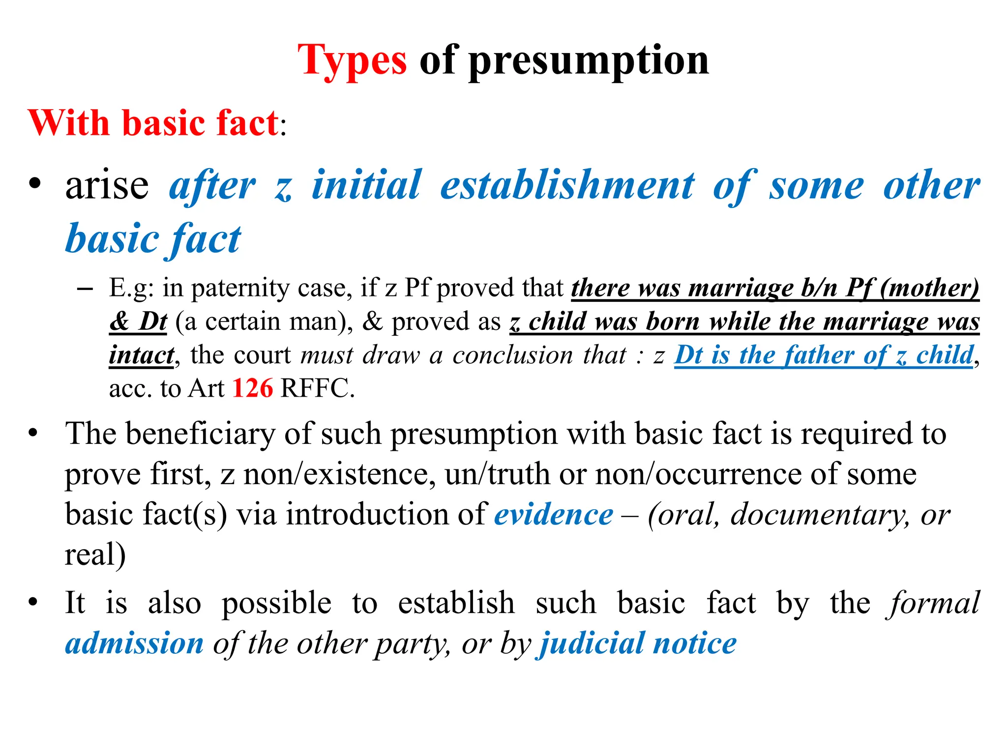 Ethiopian Law of Evidence Lecture Notes ppt | PPTX