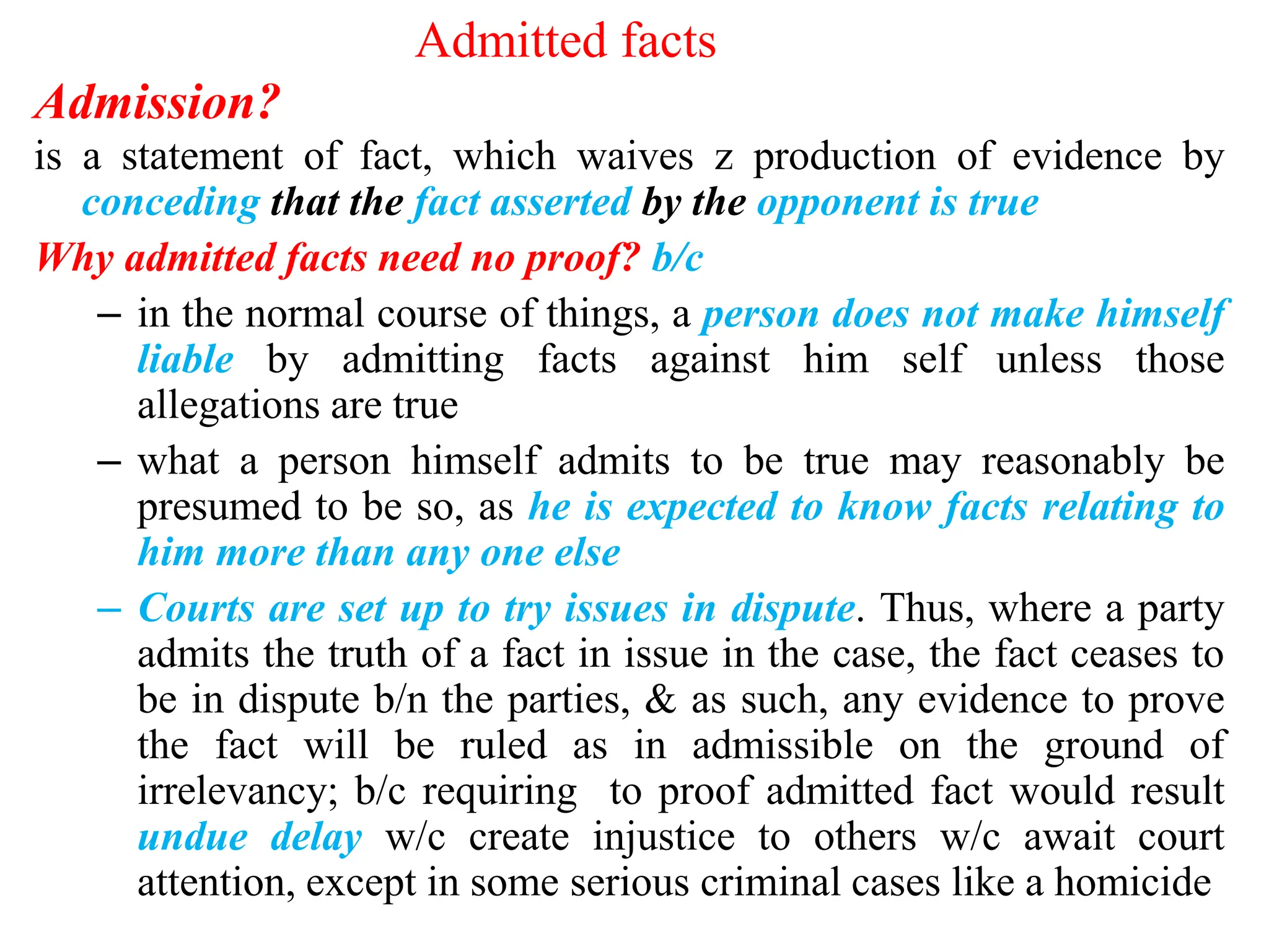 Ethiopian Law of Evidence Lecture Notes ppt | PPTX