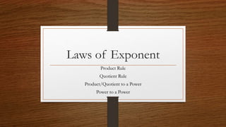 law of exponent.pptx